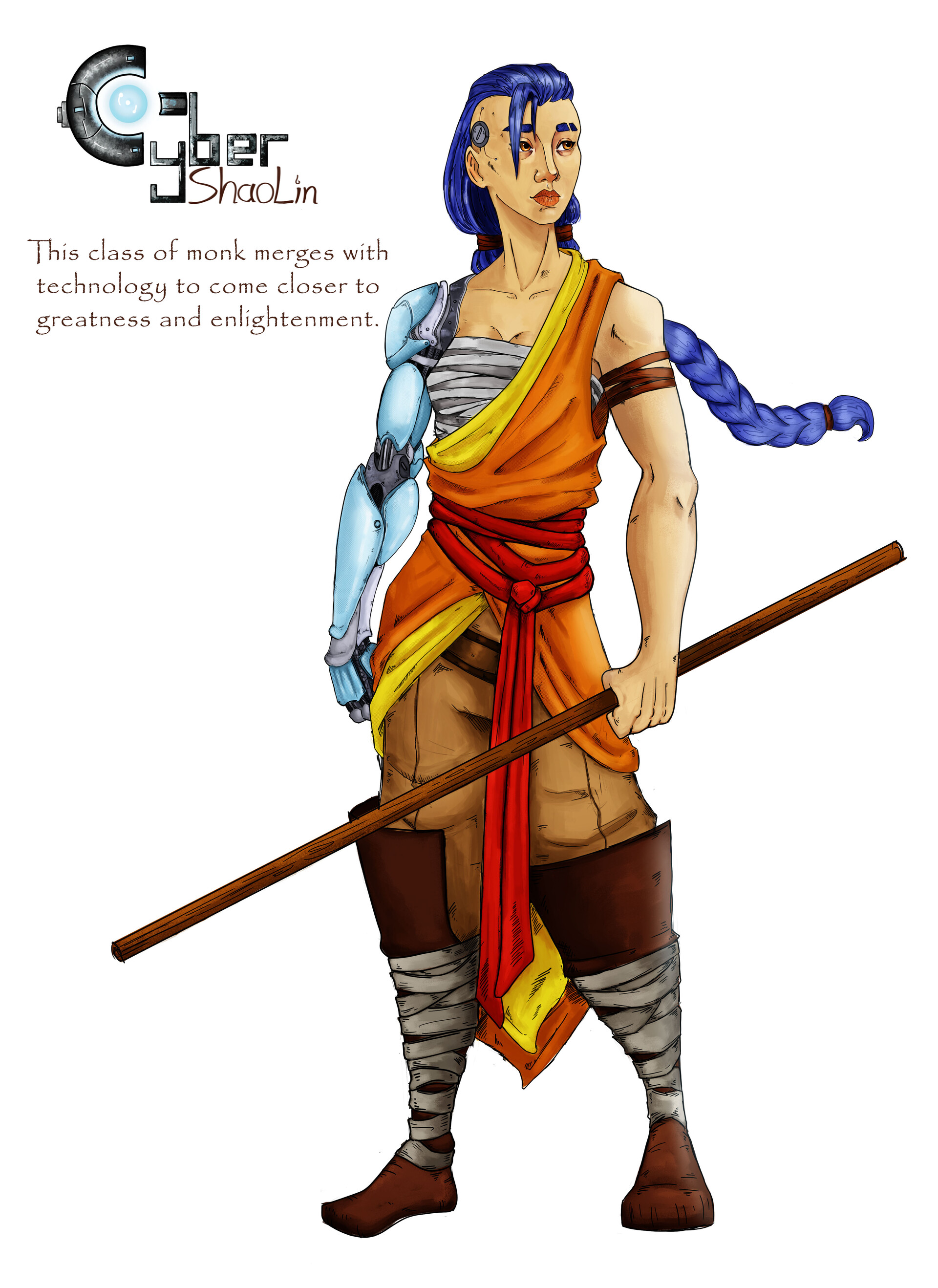 ArtStation - Cyber Shaolin