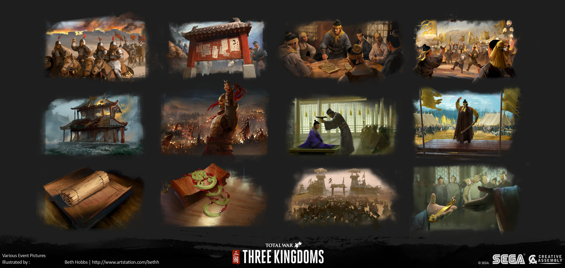 ArtStation - Total War: Three Kingdoms - Event pictures