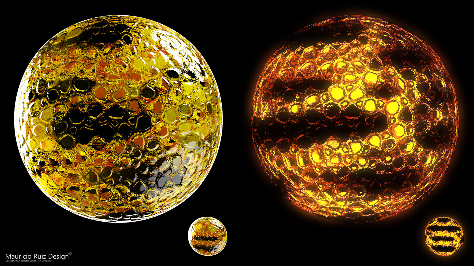 Mauricio Ruiz Design - The Demon Fish - Specimen - Eyes