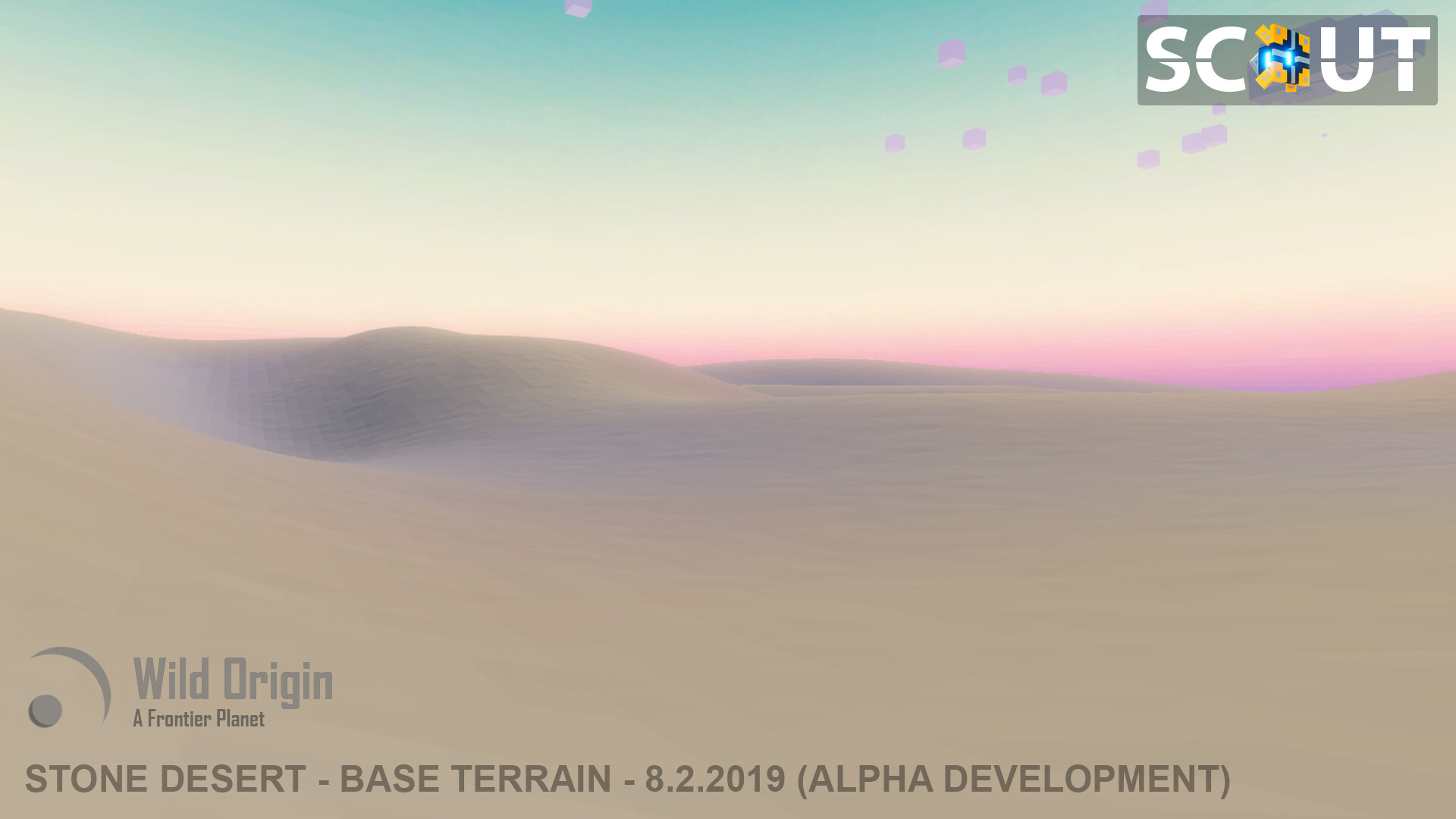 ArtStation - Stone Desert Base Terrain (Alpha) Development