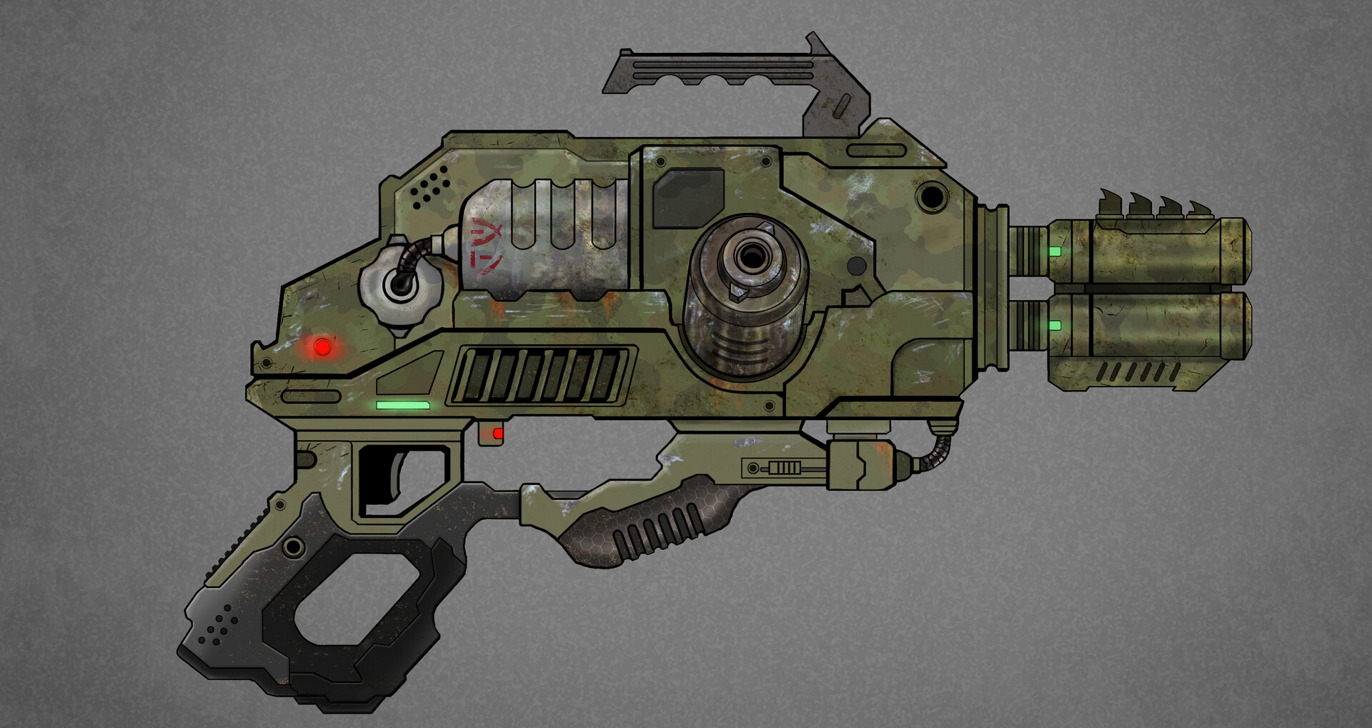 Darrell Abney - Alien Weapon Modeling Tutorial