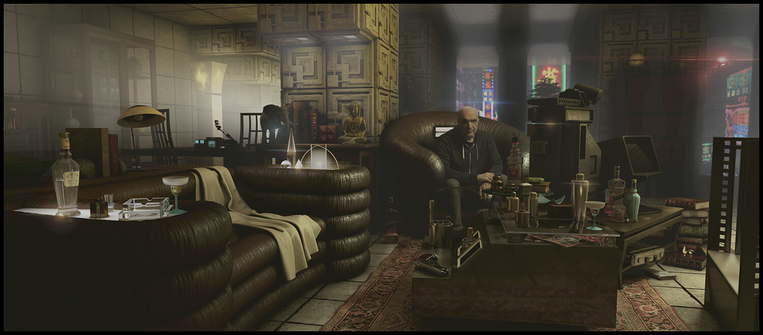 Juan Francisco Pérez - Esperando a Deckard (apartamento de Rick Deckard ...