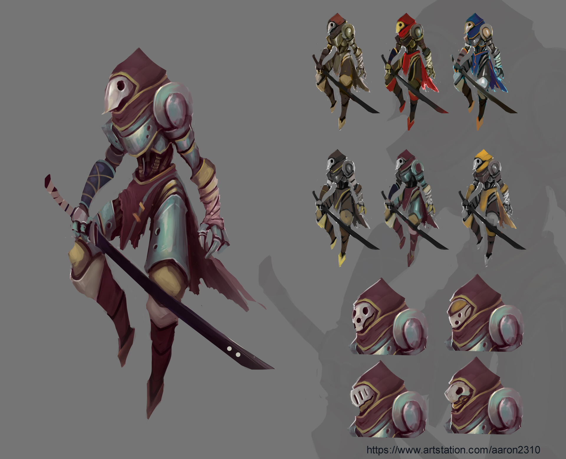 ArtStation - Swordsman concept