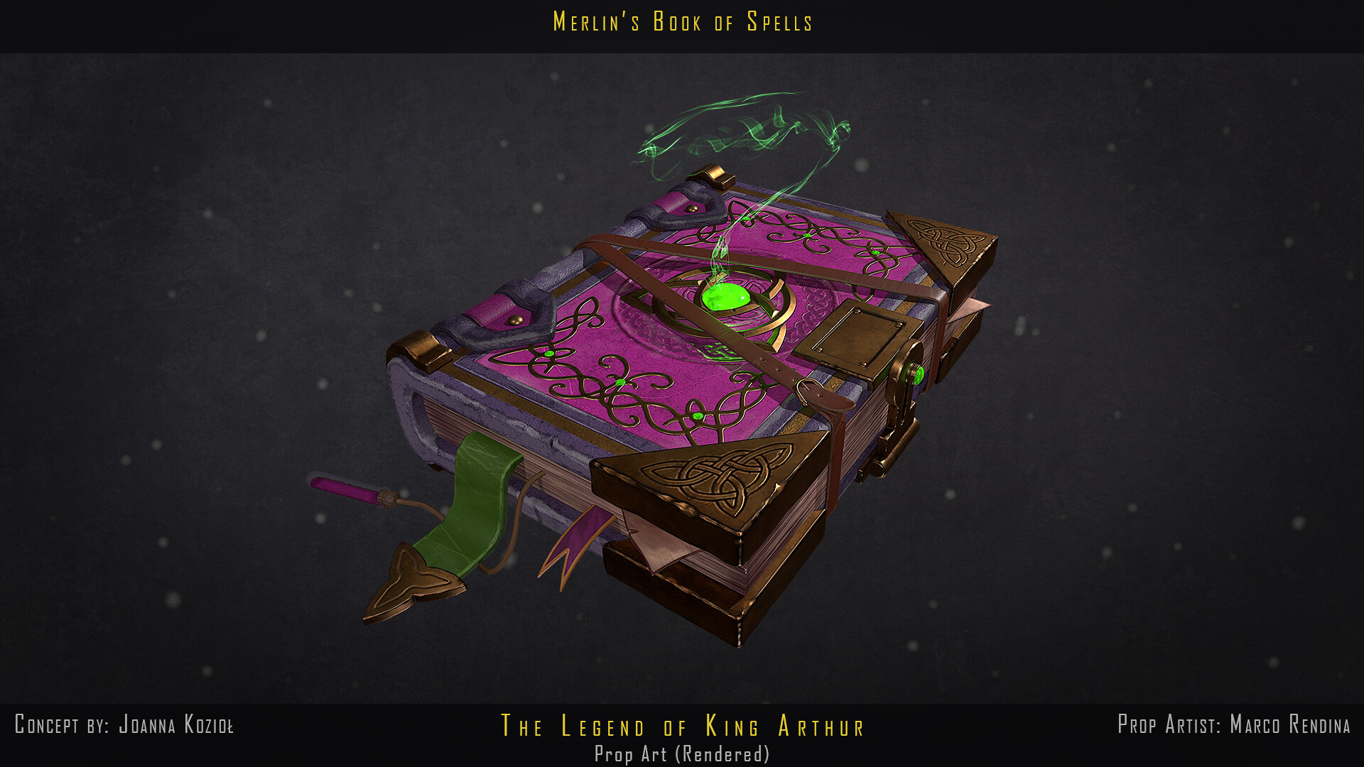 ArtStation - Merlin's Book of Spells