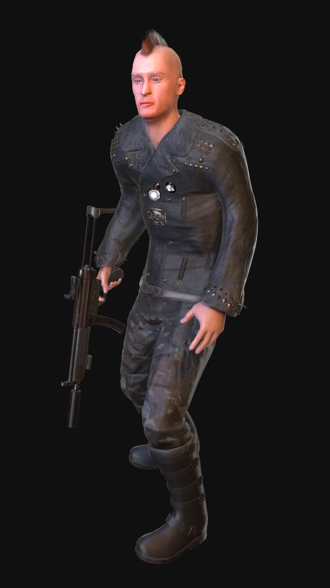 ArtStation - Anarchist (with mohawk)