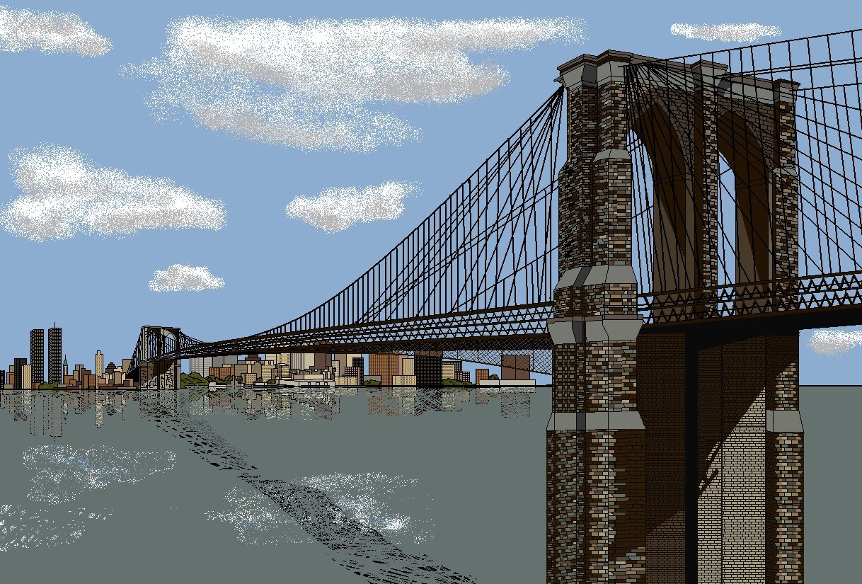 ArtStation - The Brooklyn Bridge