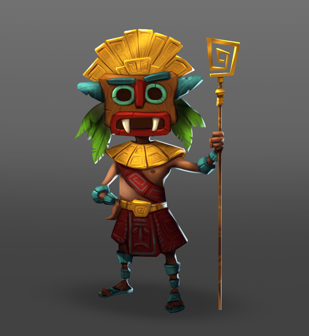 ArtStation - Aztec Guard