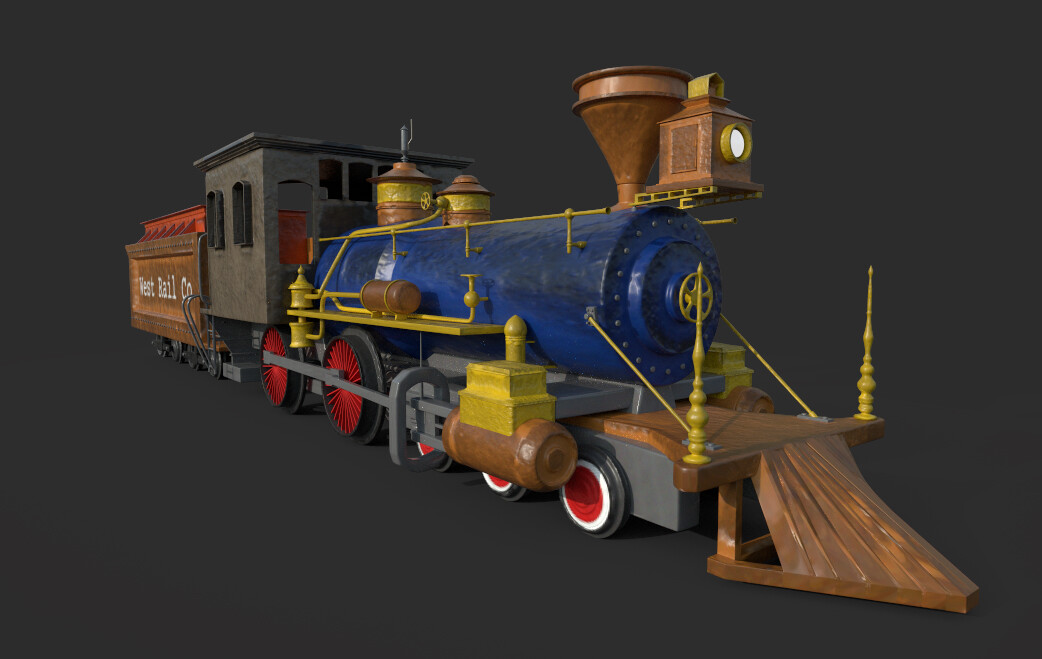 ArtStation - Steam Railway