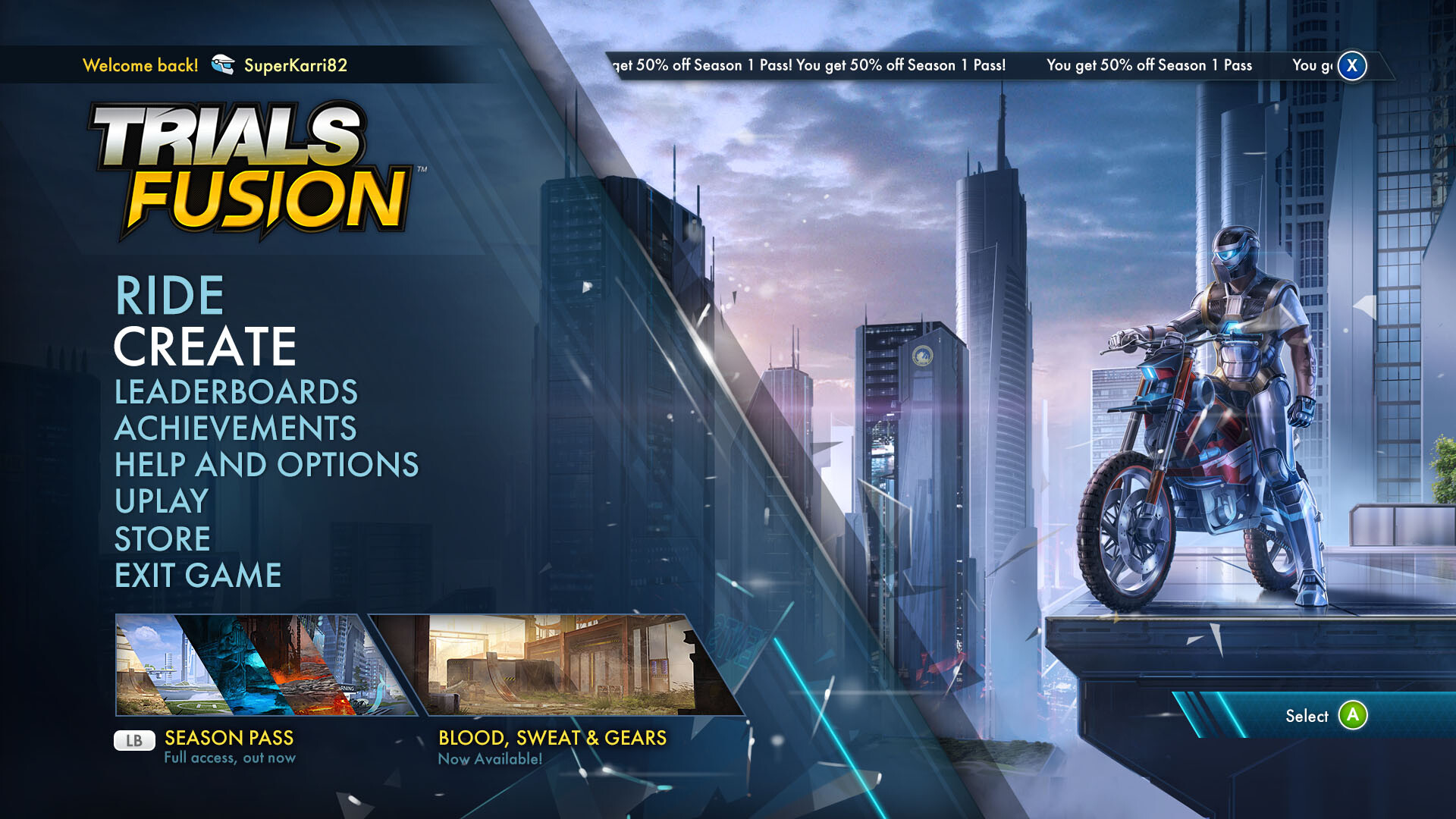 ArtStation - Trials Fusion UI
