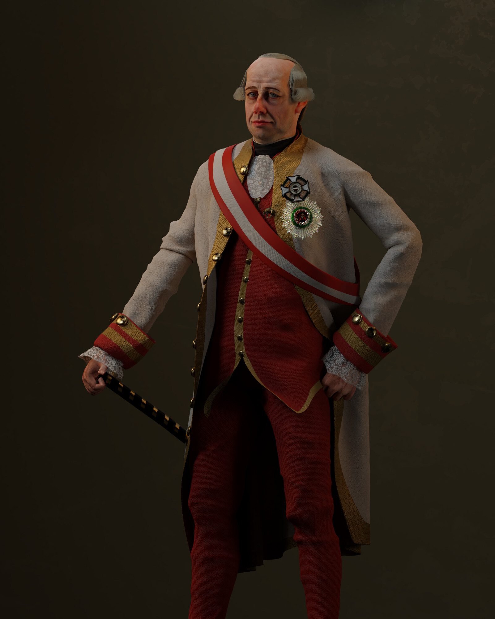 ArtStation - Leopold II, Holy Roman Emperor Portrait 1747 - 1792