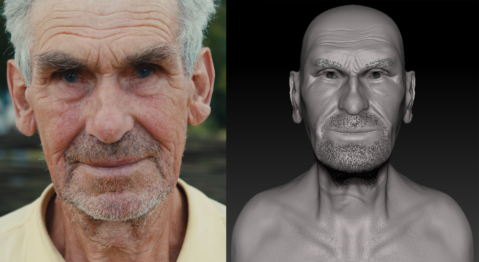 Angelina Scher - Old Man Bust