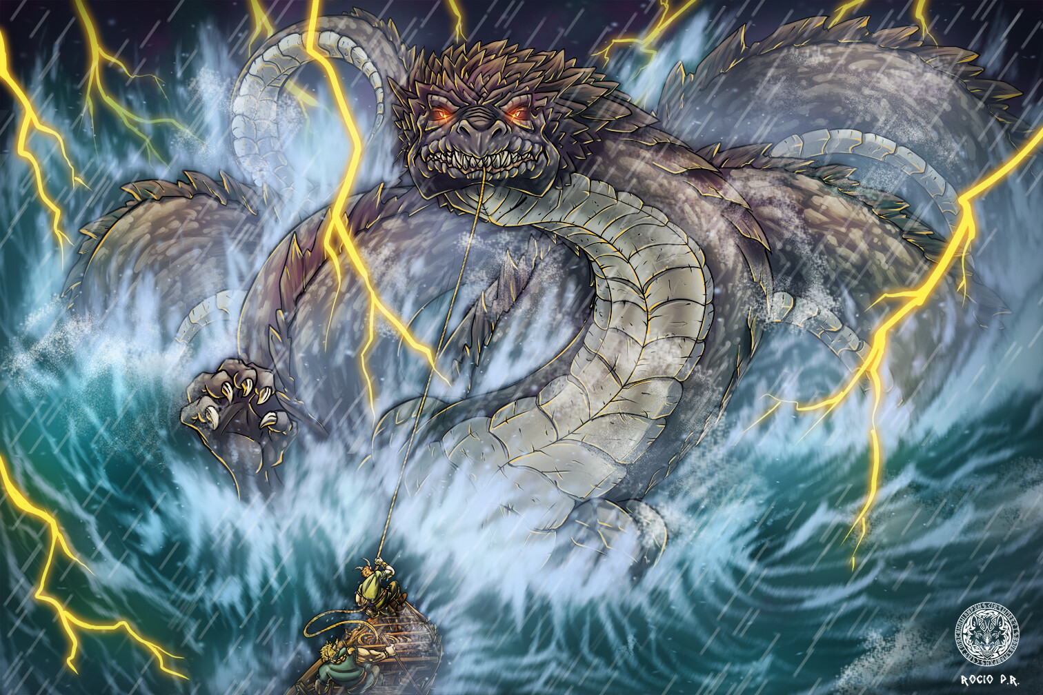 ArtStation - Thor Vs Jormungander