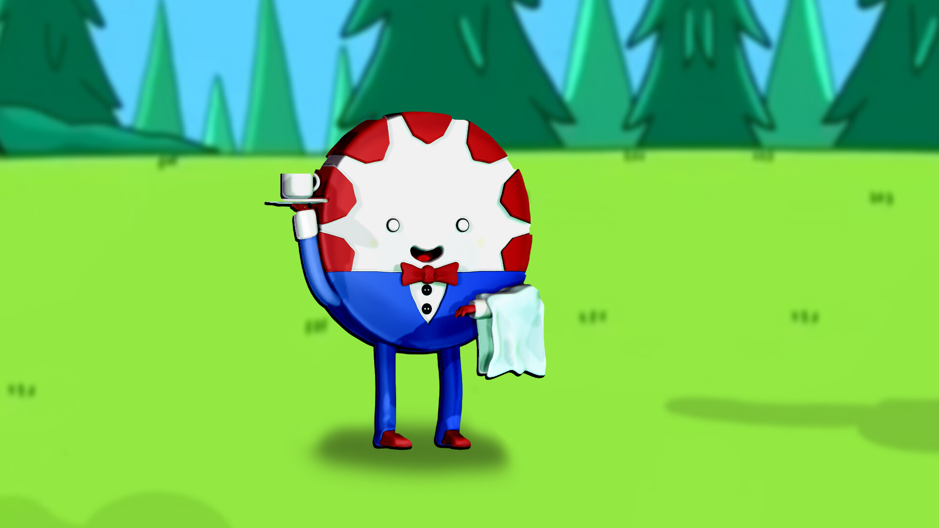 Hervie Vera - 3d Peppermint Butler Fanart