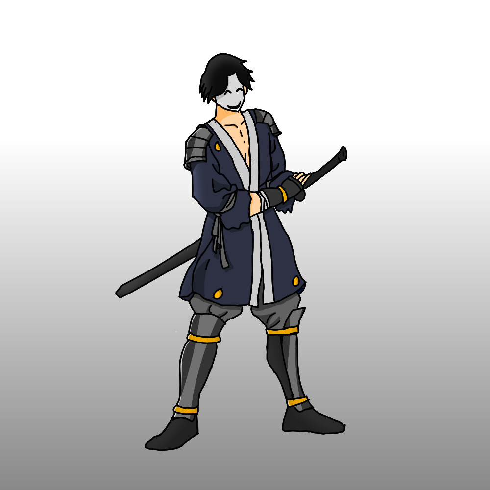 Anime Masked Swordsman