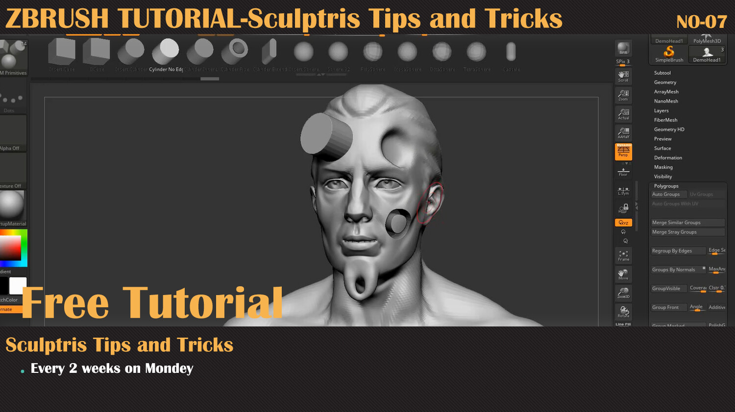 ArtStation - Free Zbrush Tutorial - Sculptris Tips and Tricks-N07