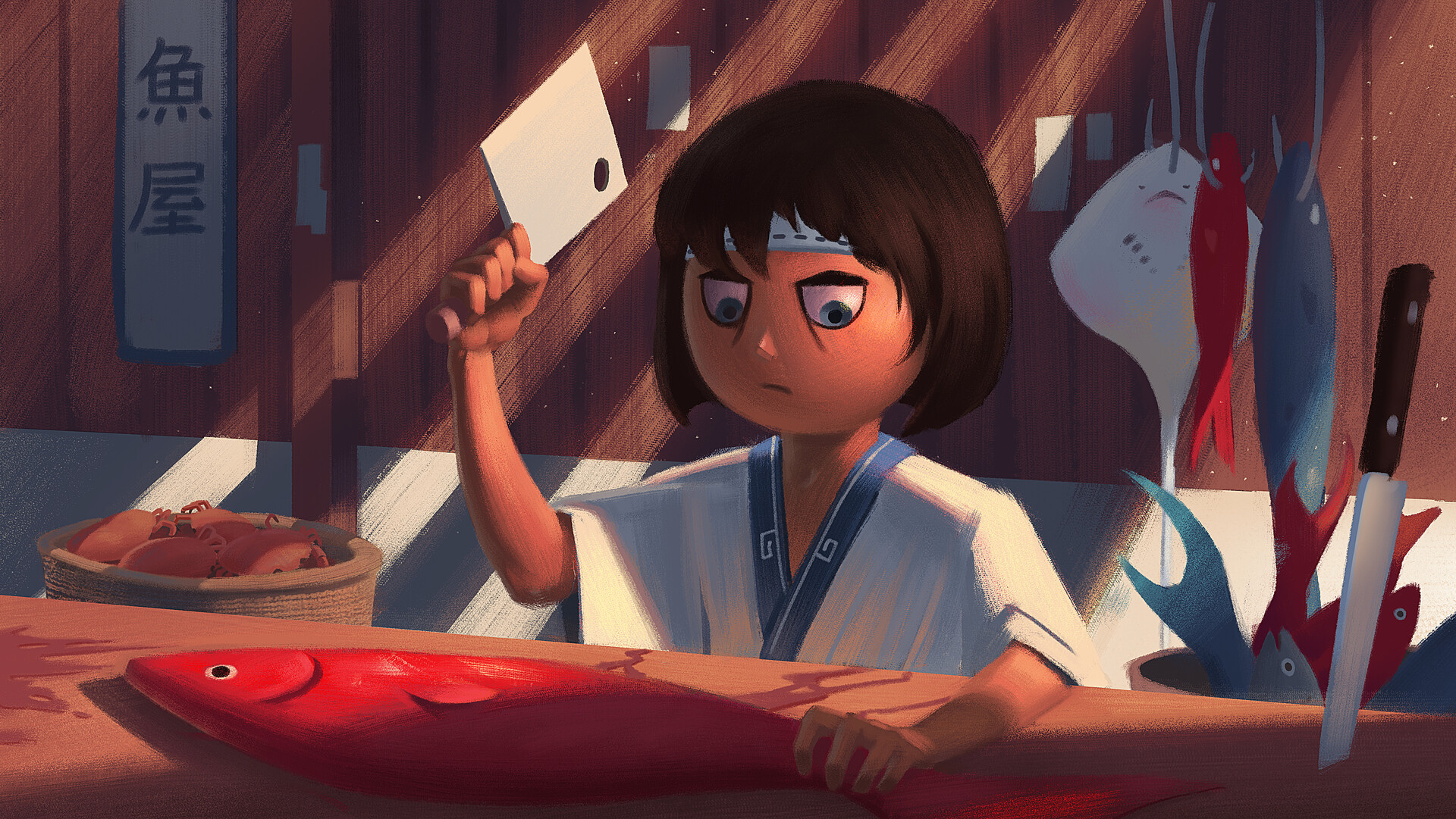 ArtStation - Apprentice fishmonger