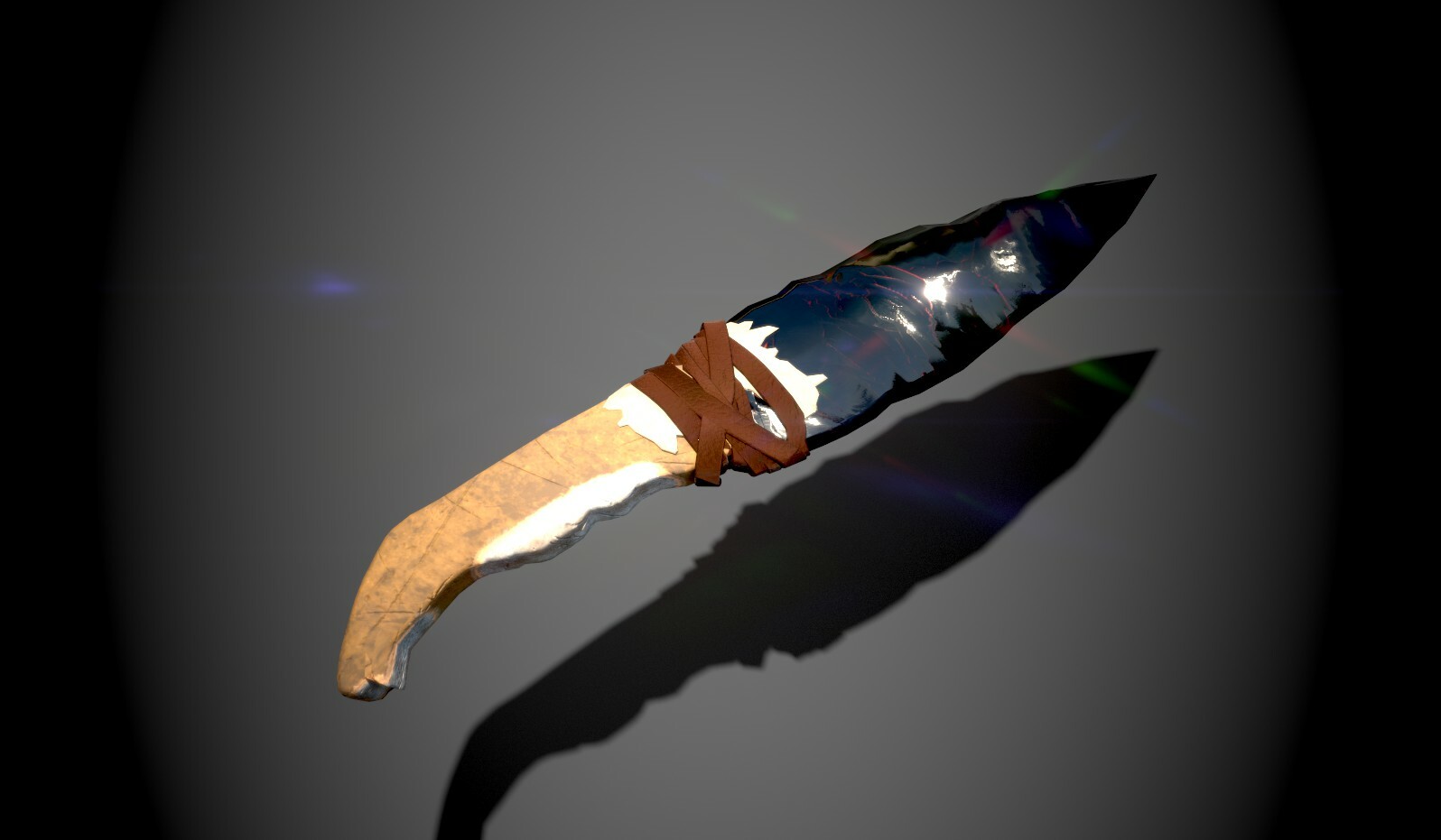 ArtStation - Emberfangs - Obsidian glass daggers
