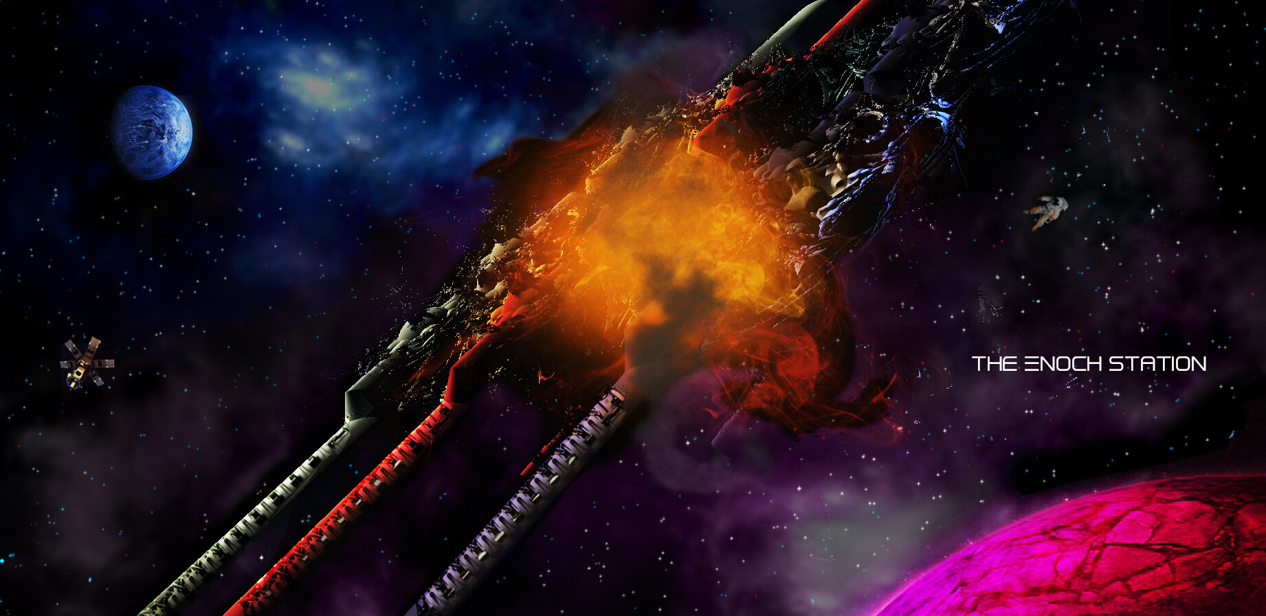 ArtStation - The Enoch Station Catastrophe