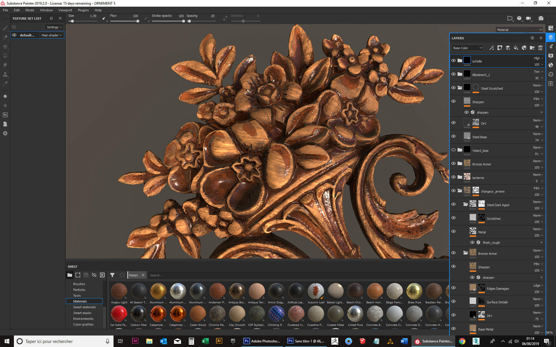ArtStation - Material with Substance Painter / Ornament