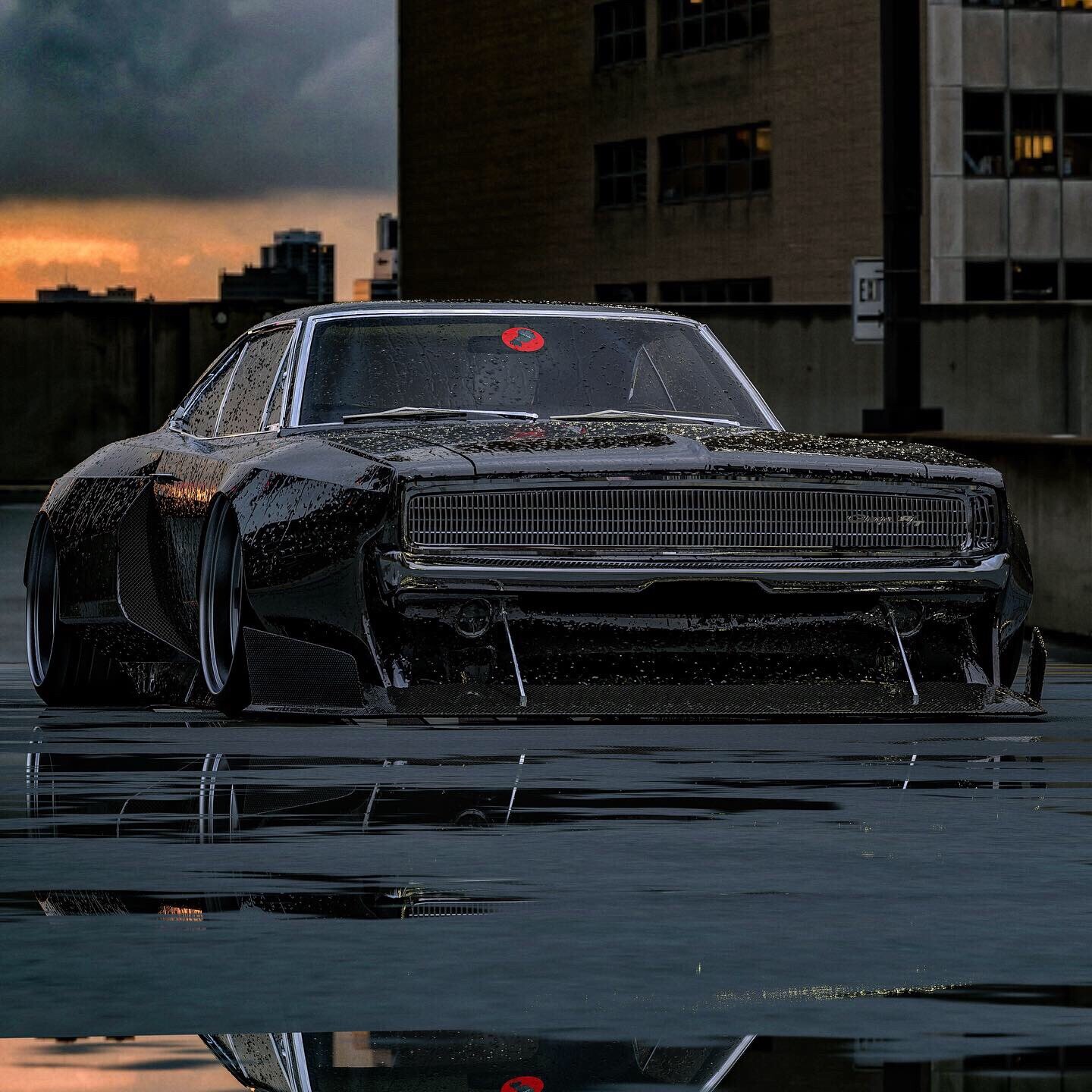 ArtStation - 68 Dodge Charger render