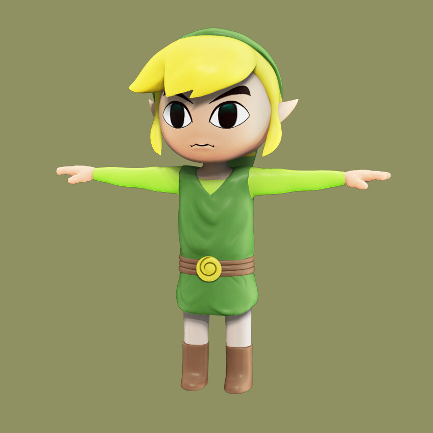 Link Wind Waker Drawings