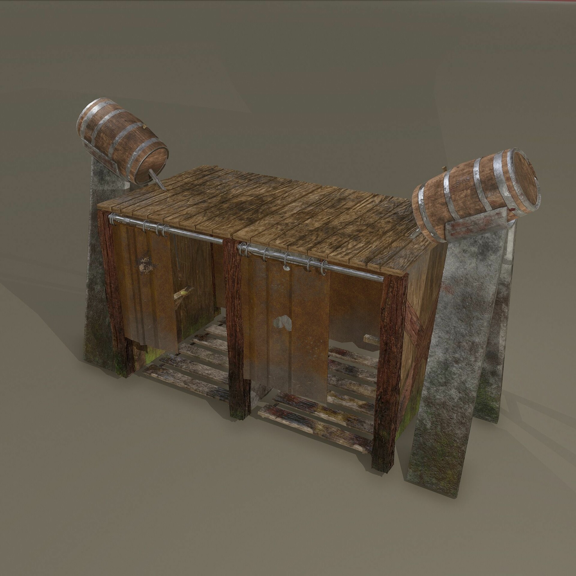 ArtStation - Medieval Out Door Shower