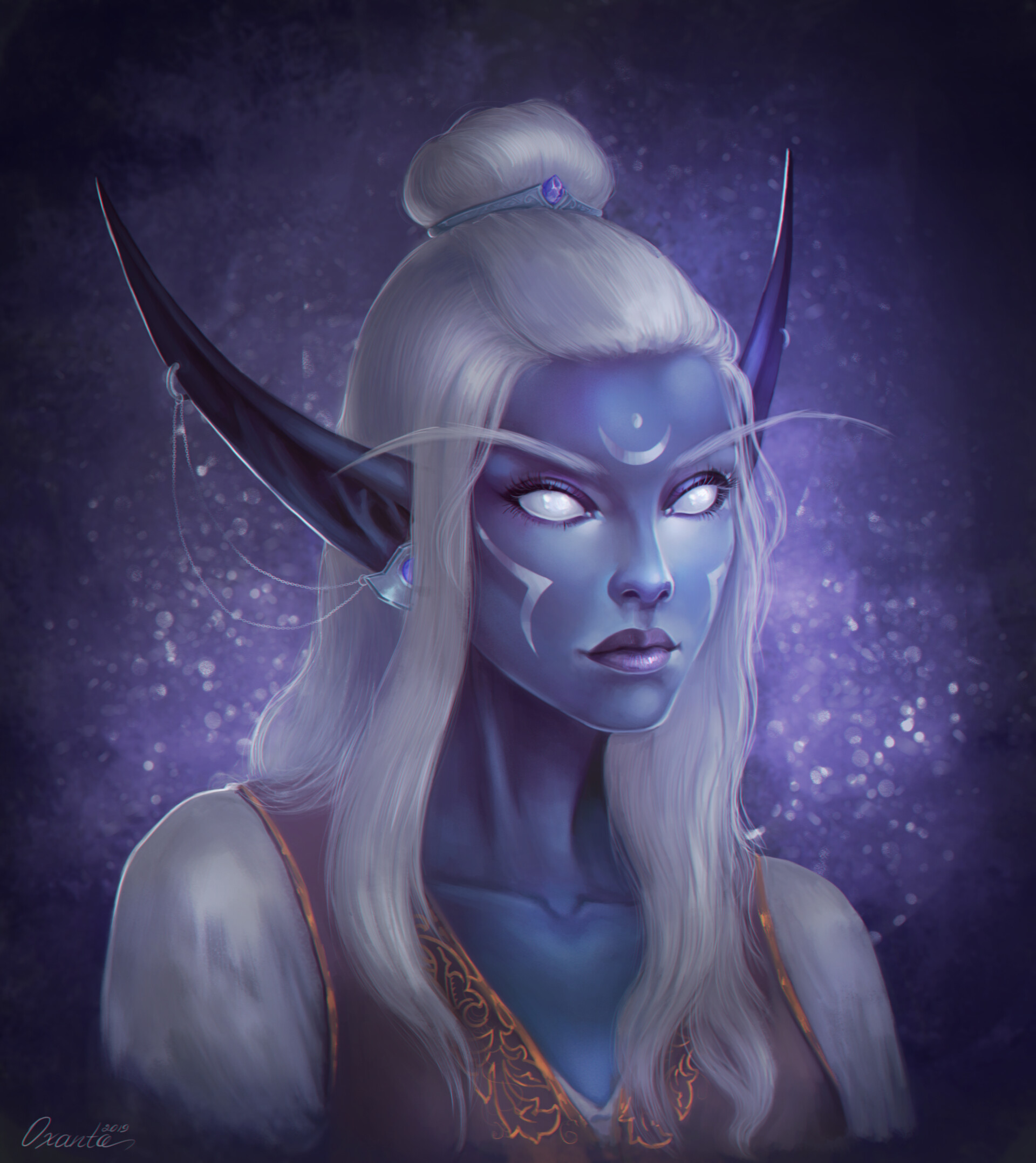 ArtStation - Portrait Nightborne
