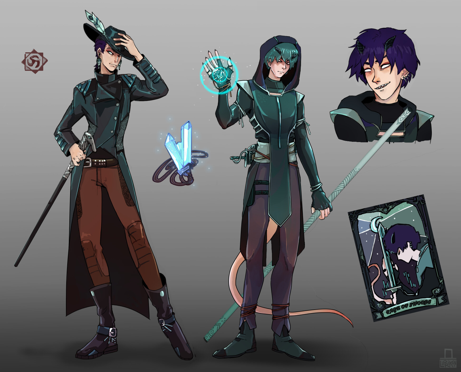 ArtStation - concept art dnd character