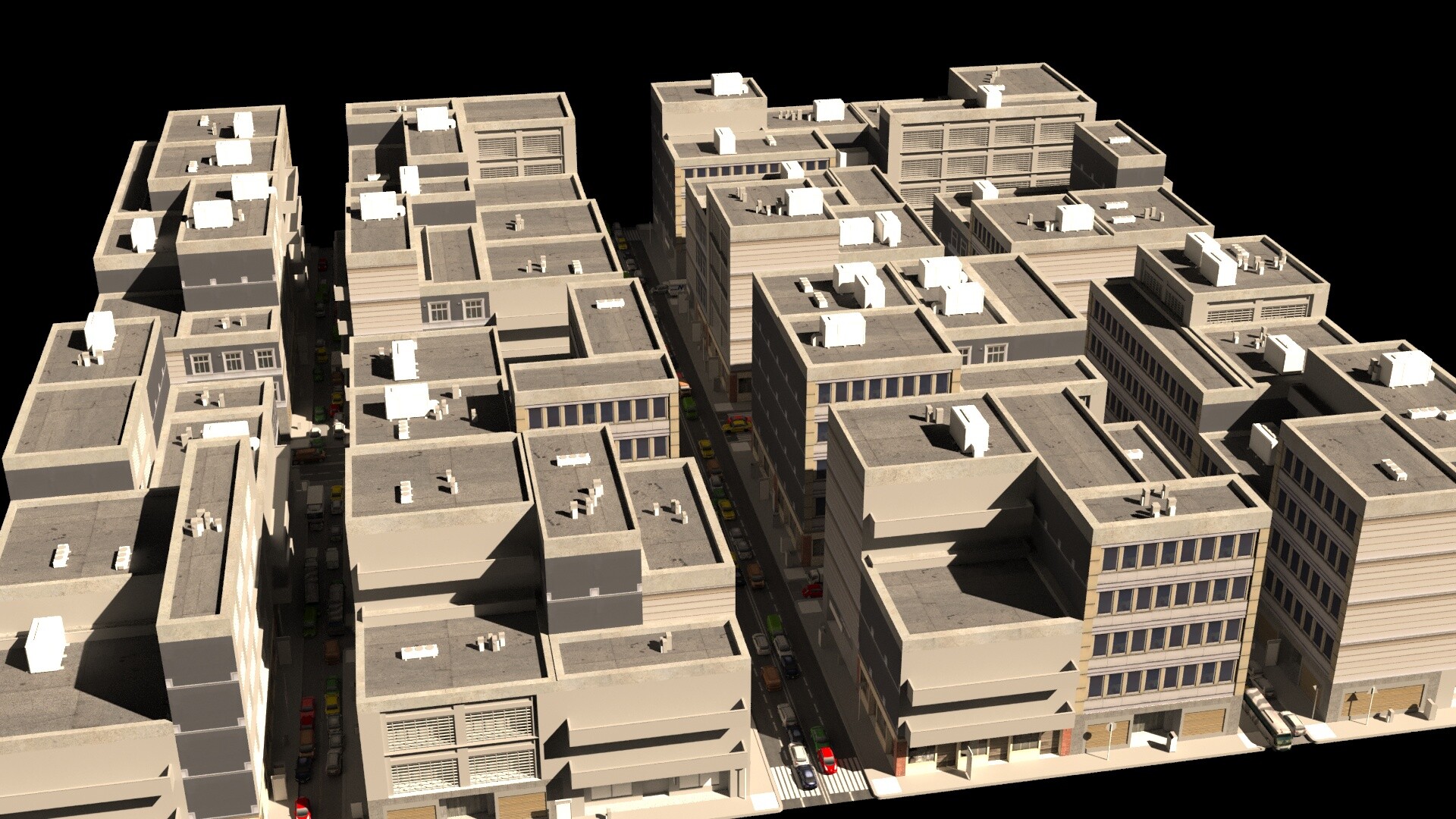 ArtStation - My personal mini citi for zombie apocalypses