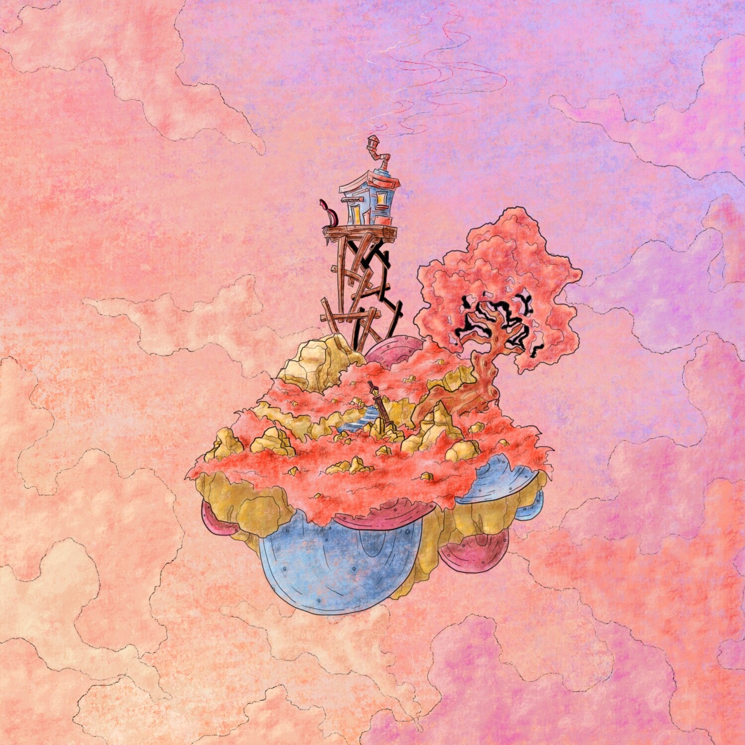 ArtStation - Floating Island #1