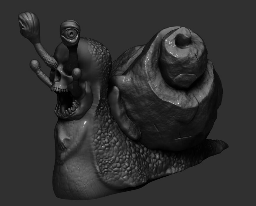 ArtStation - Snail monster