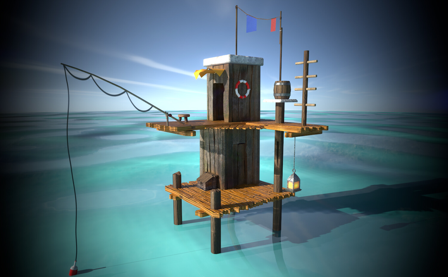 ArtStation - Fisherman's house