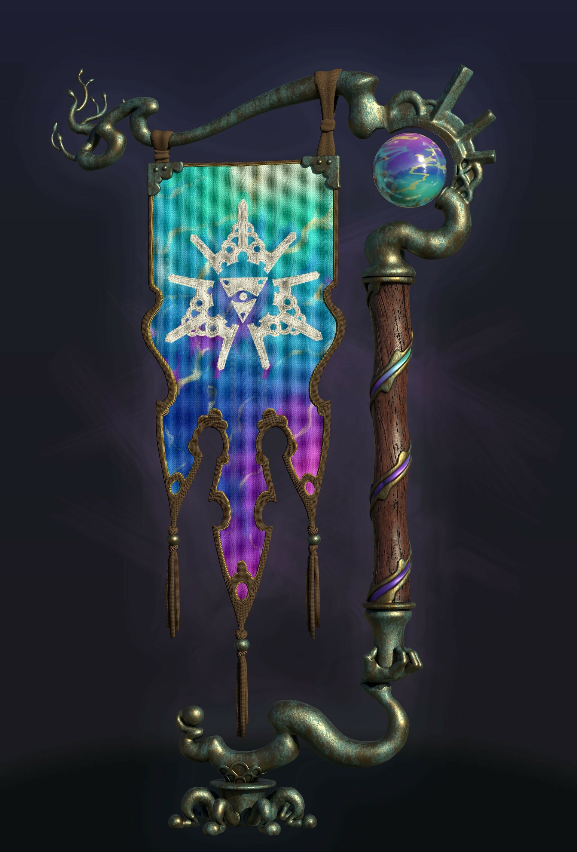 ArtStation - The Legend of King Arthur - The Banner of King Arthur and WIPs