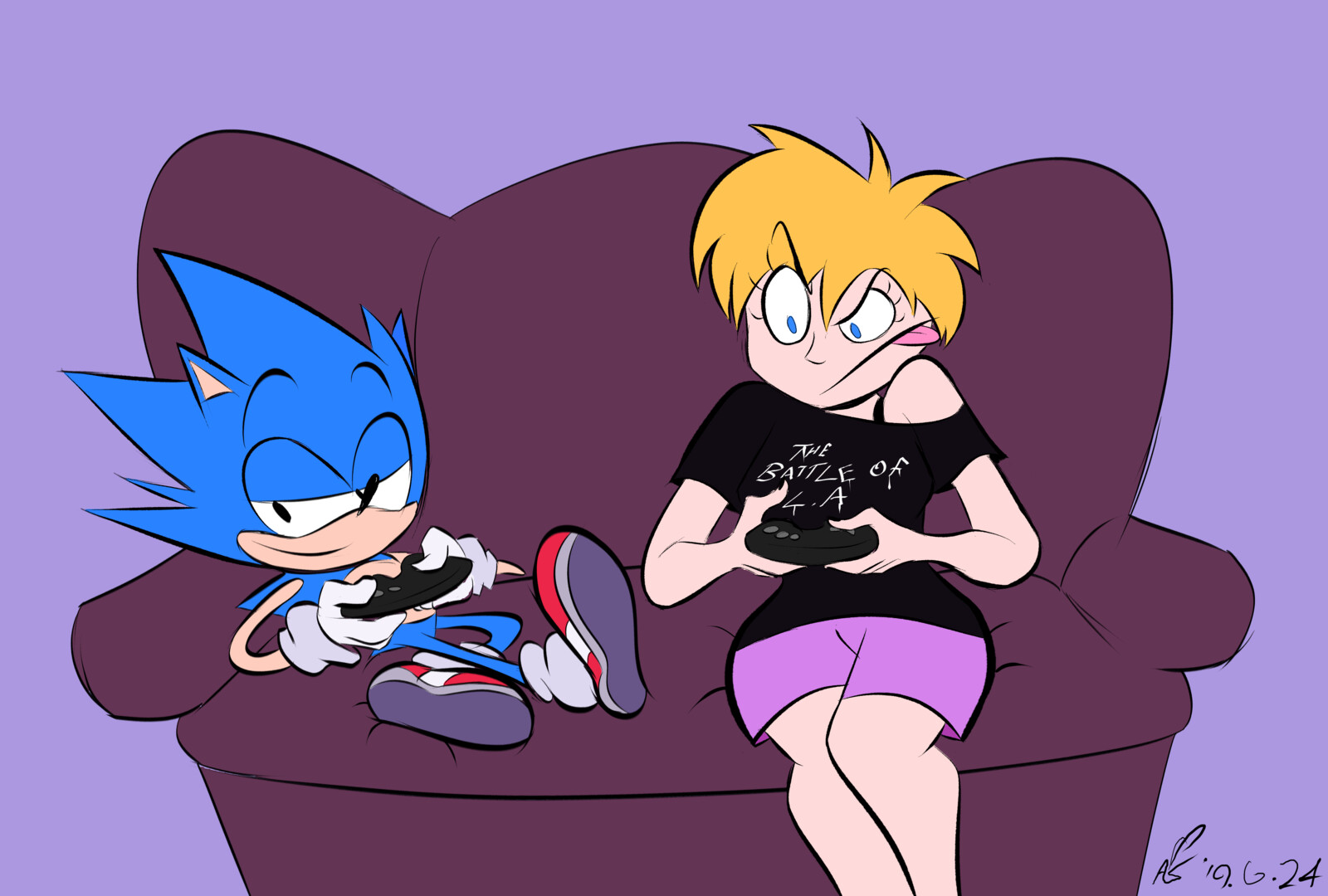 Areg Savchenko - Sonic & Madonna Doodles