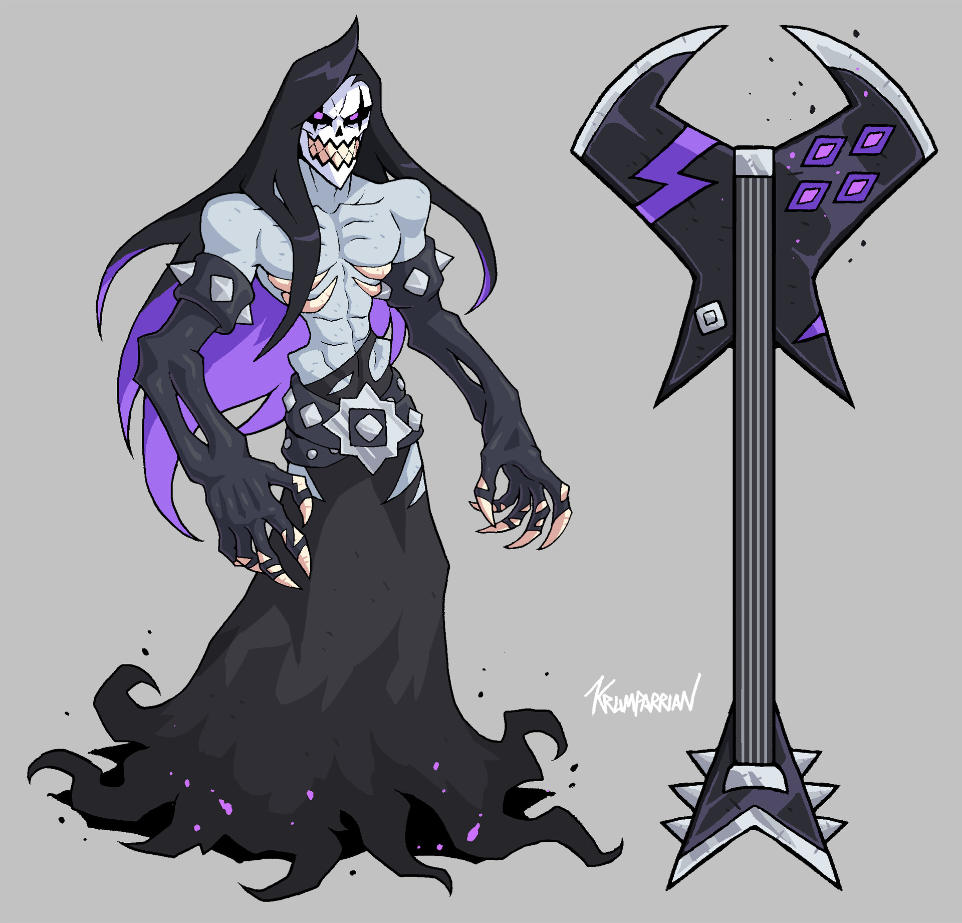 ArtStation - Rockin' Undead Bard