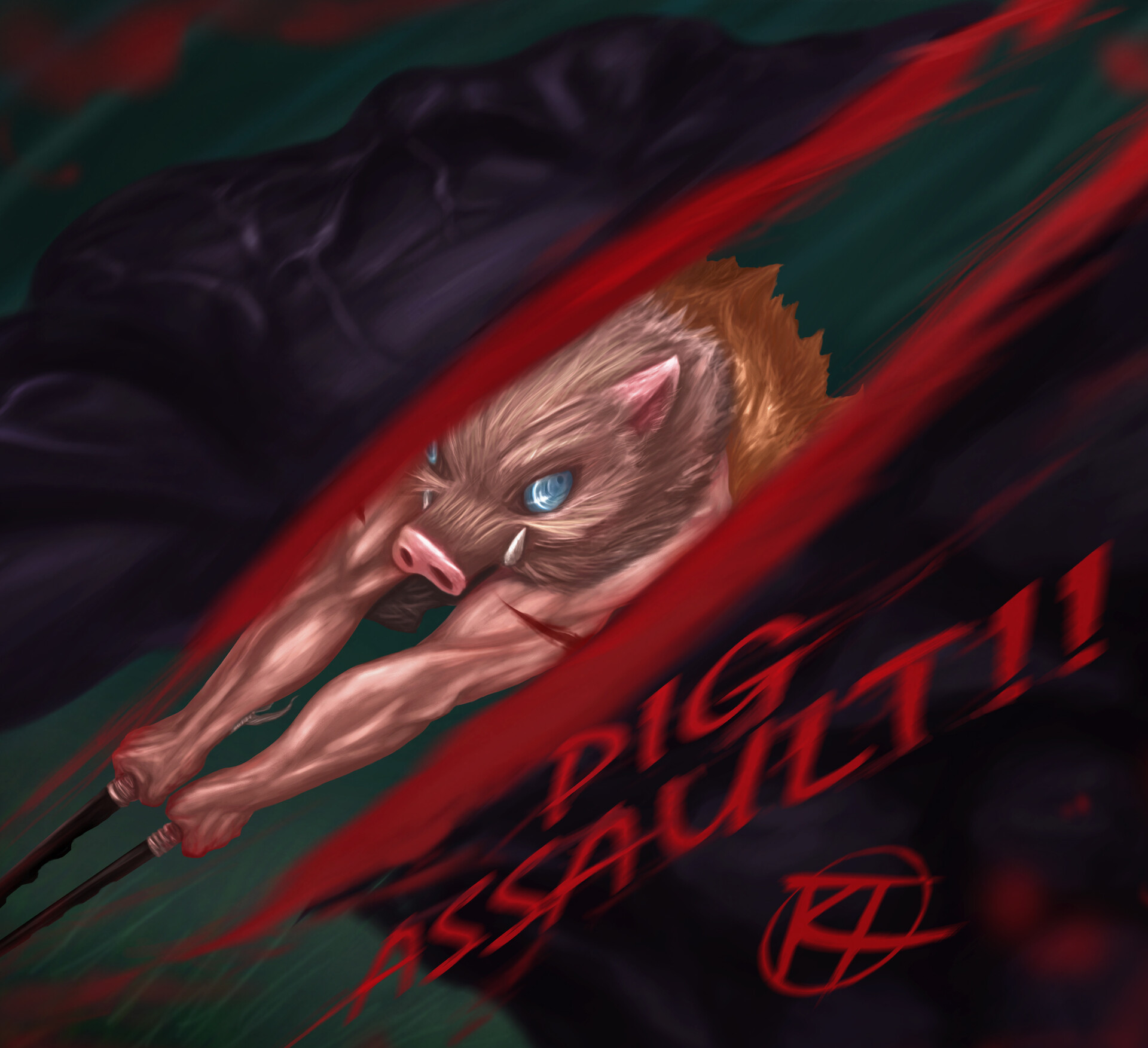 ArtStation - Inoseke Demon Slayer