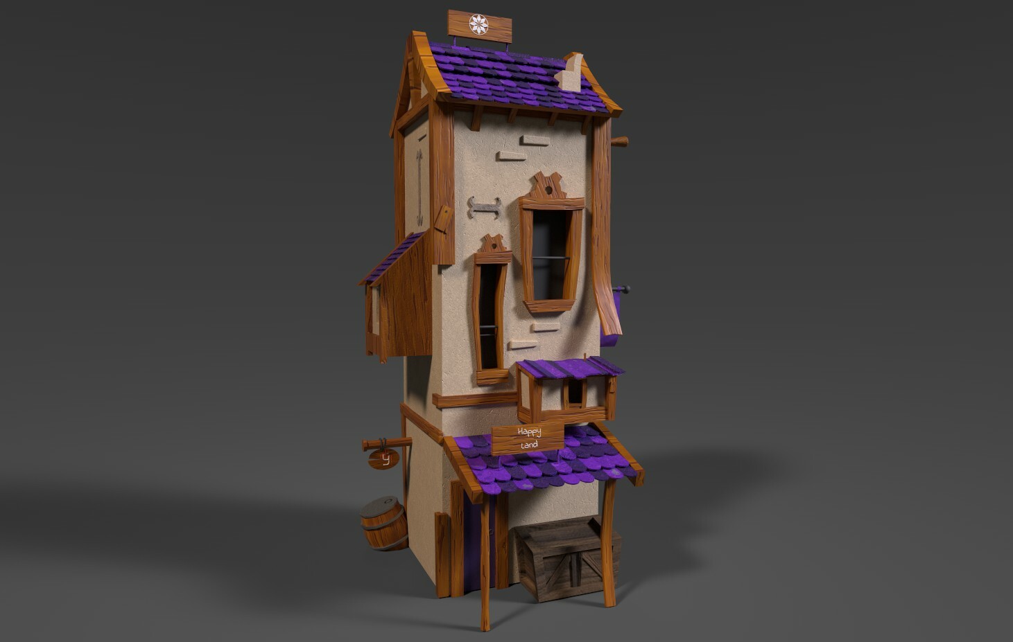 ArtStation - Cartoon_ House