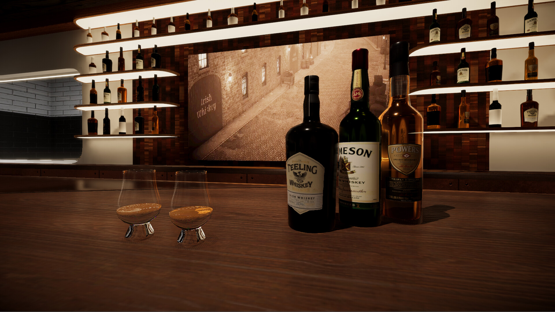 Homero Feindt - Modern Whiskey Bar VR Environment