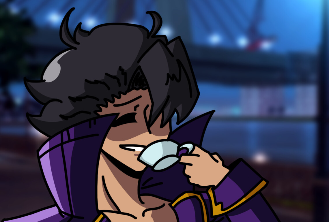 ArtStation - Gordeau sipping tea