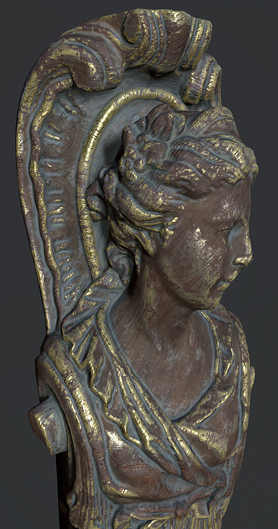 ArtStation - statue with substance painter