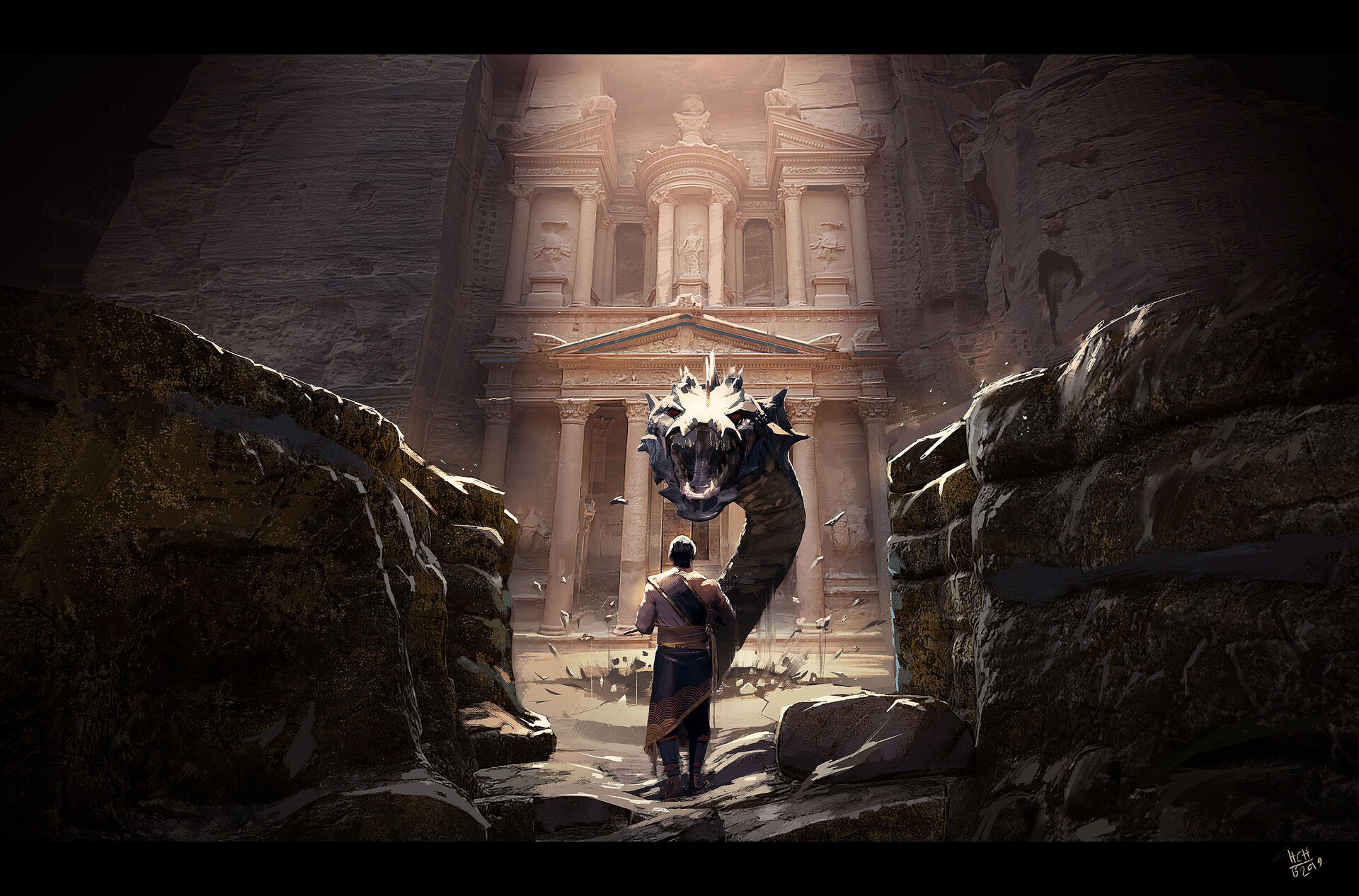 ArtStation - temple of snakes