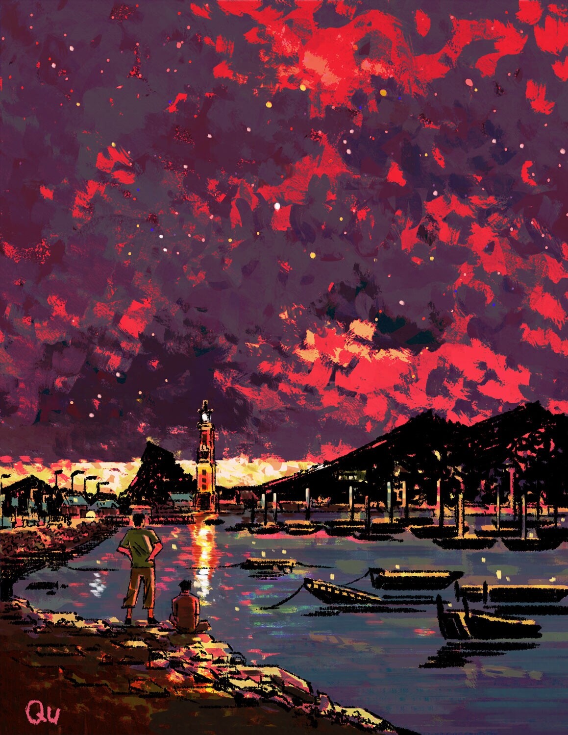 ArtStation - Summer nights