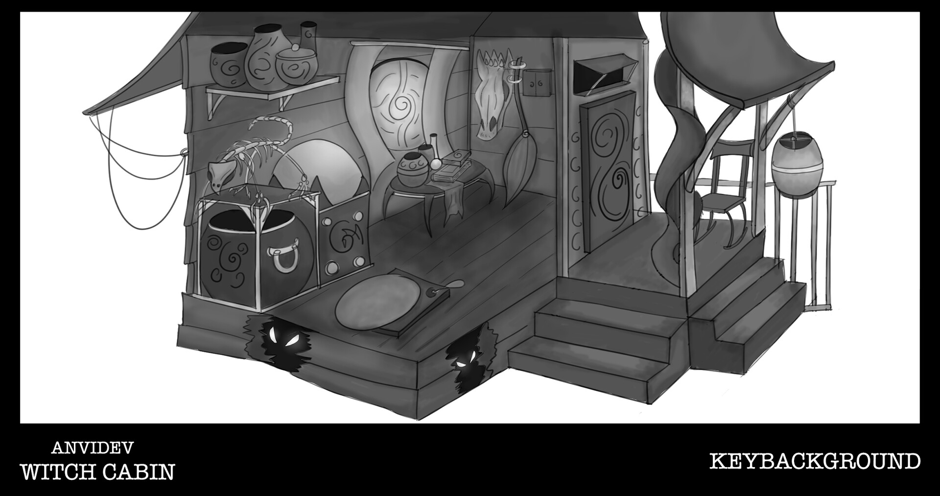 ArtStation - Witch Cabin