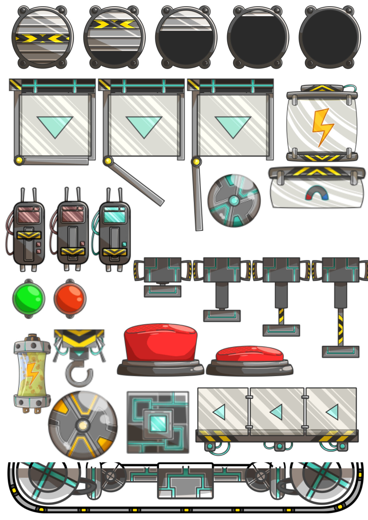 ArtStation - Incredible machine original assets