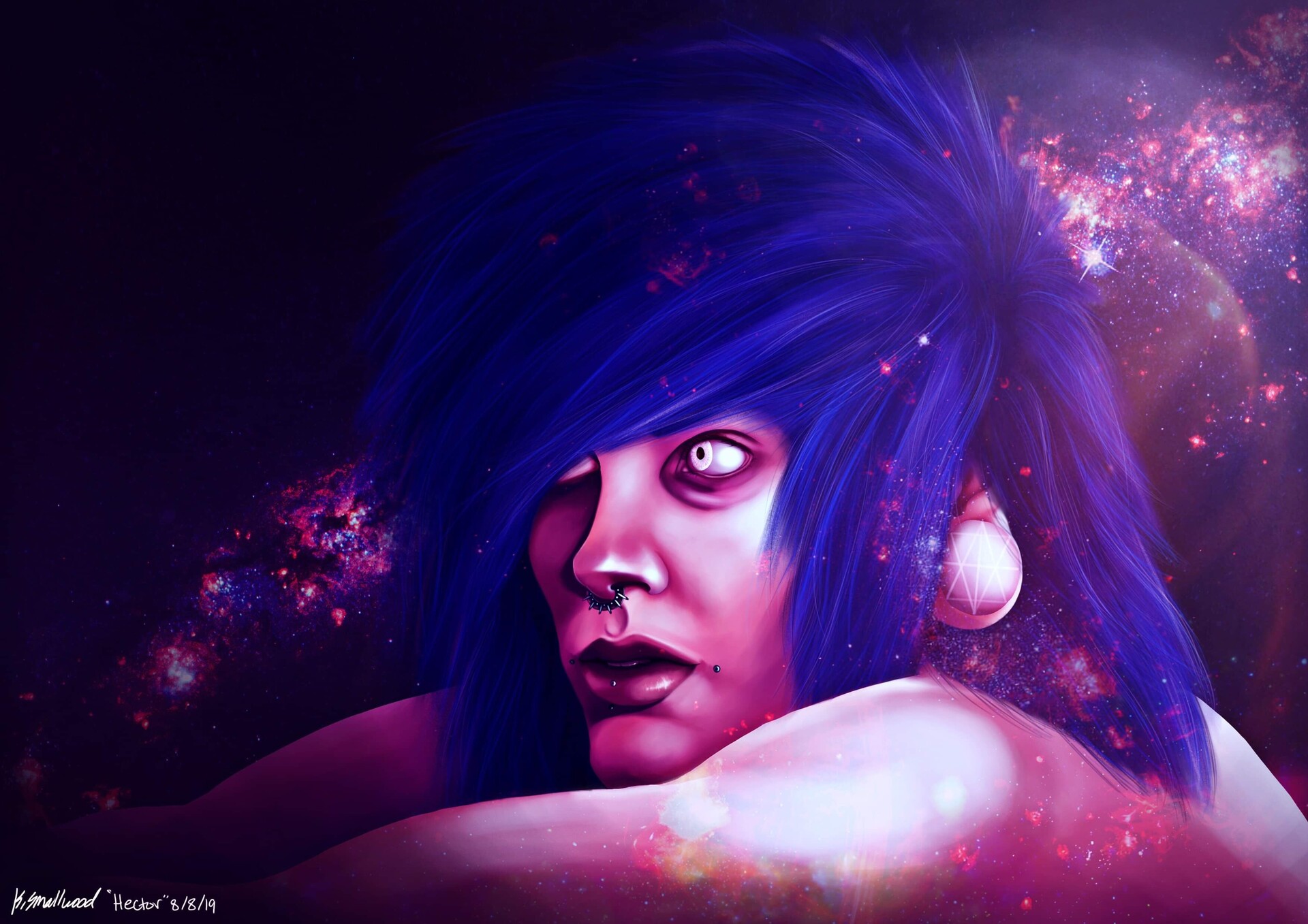 Kate Smallwood - Hector paintover