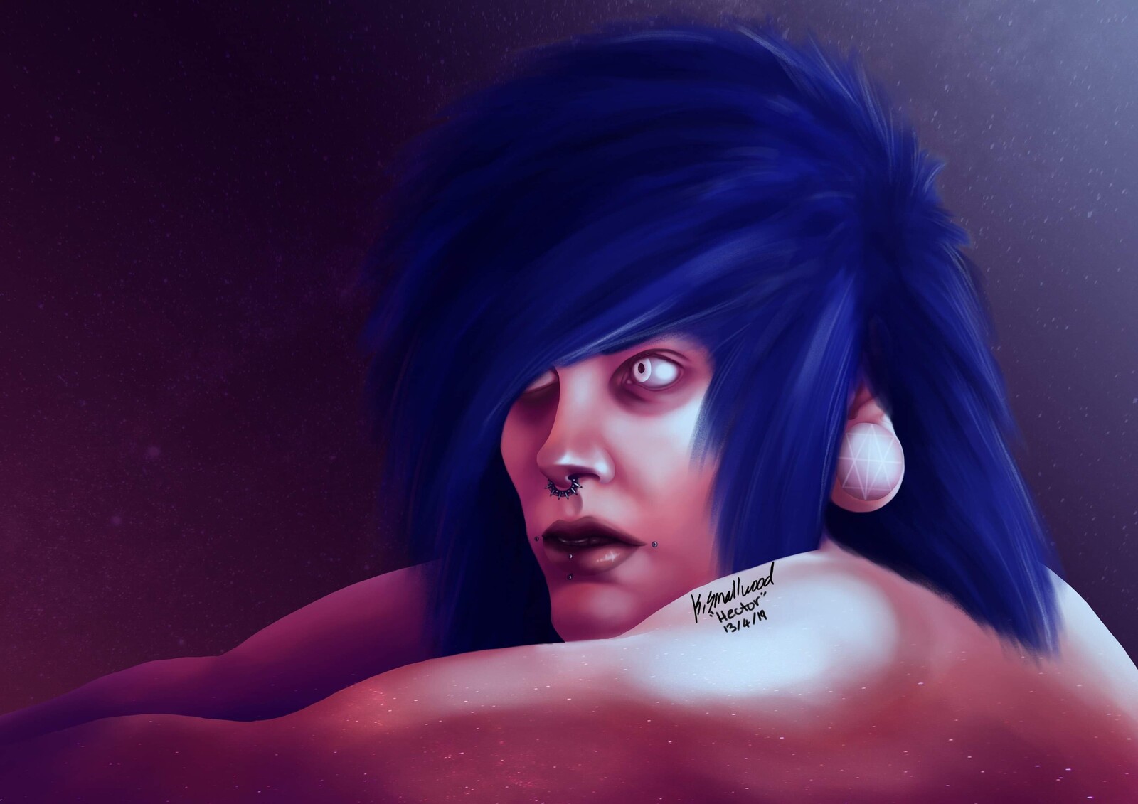 Kate Smallwood - Hector paintover