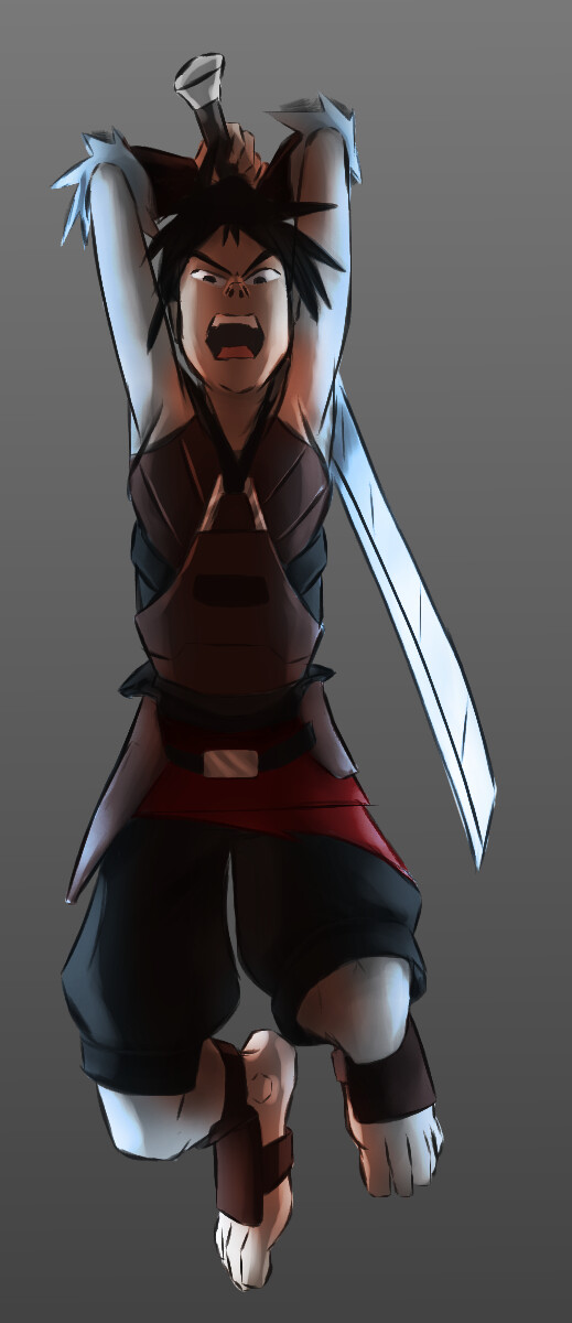 ArtStation - sword girl