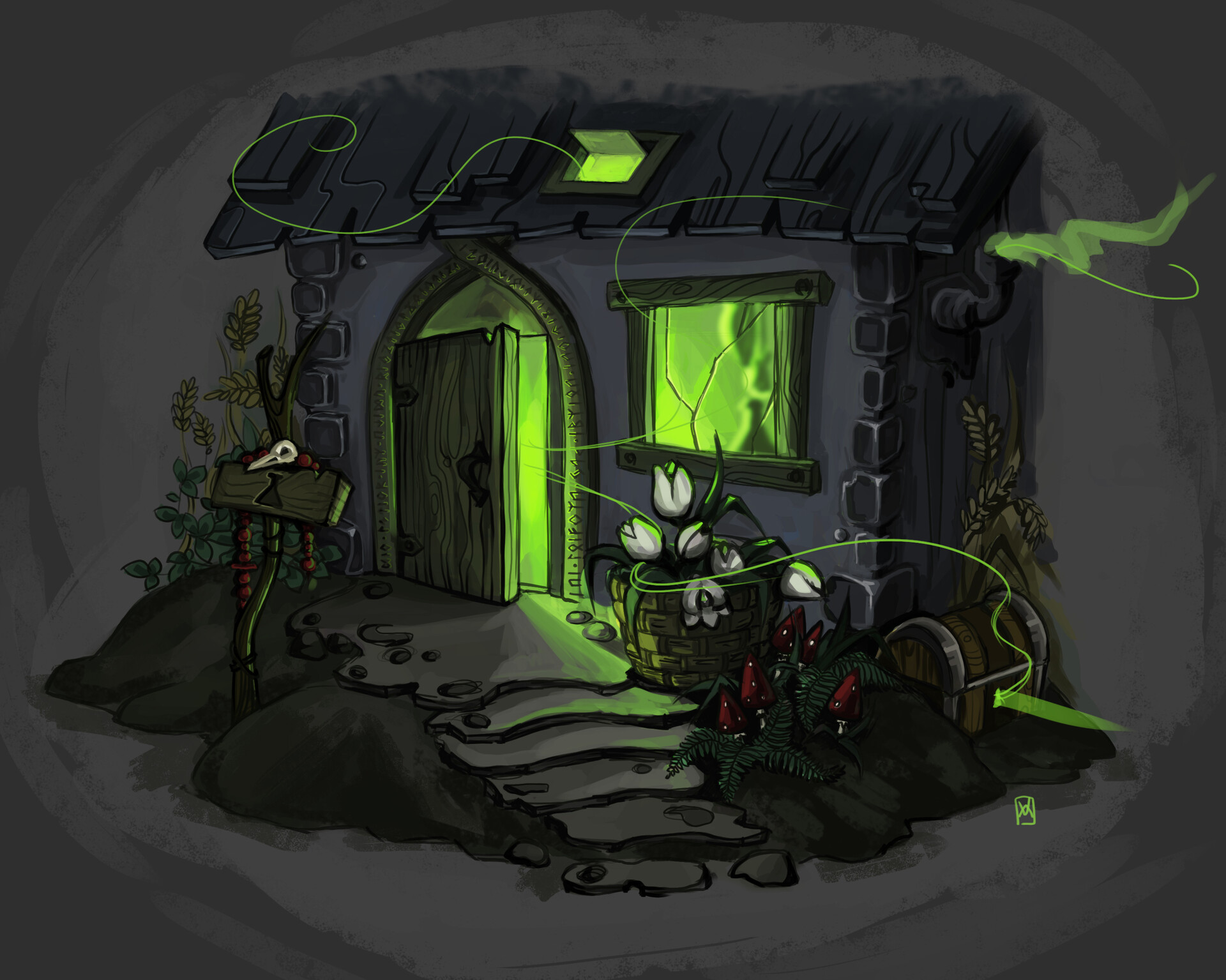 ArtStation - Alchemist's hut