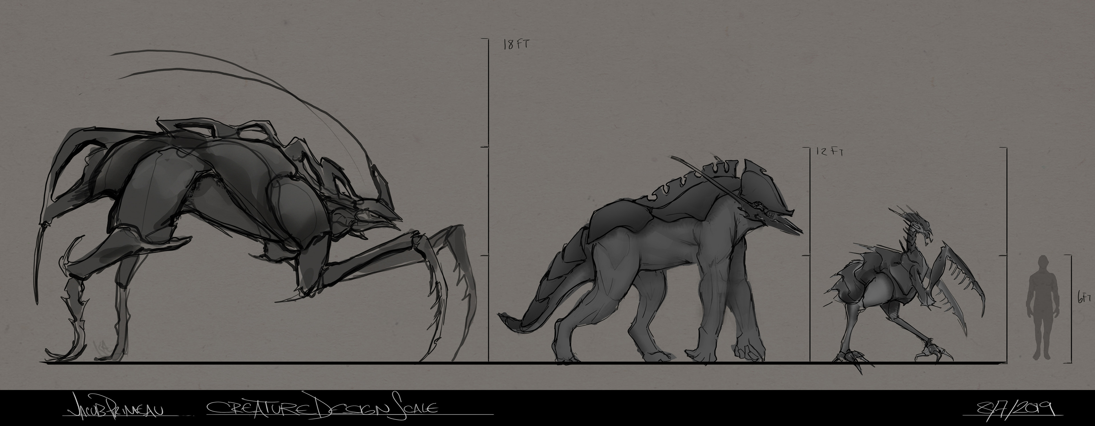 Jacob Primeau - Creature Design