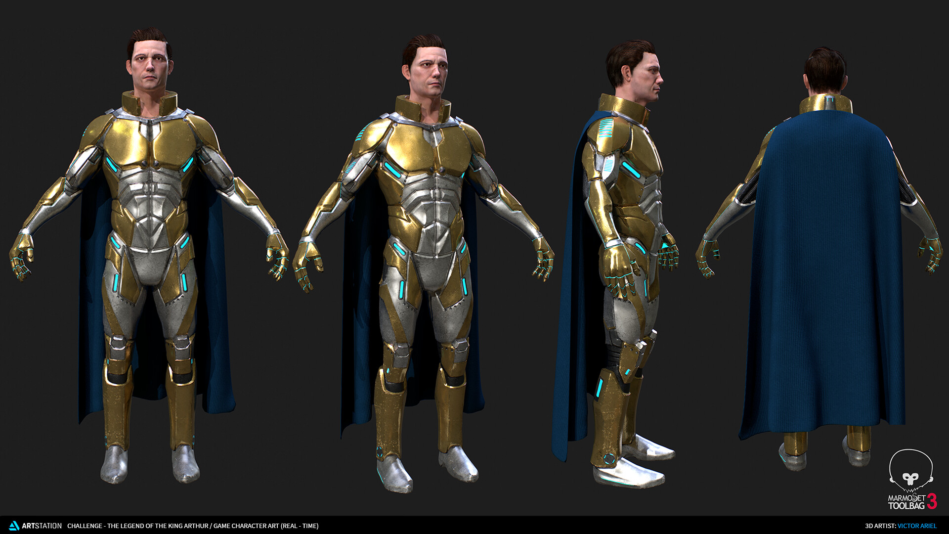 ArtStation - King Arthur of the Future (Real-Time)